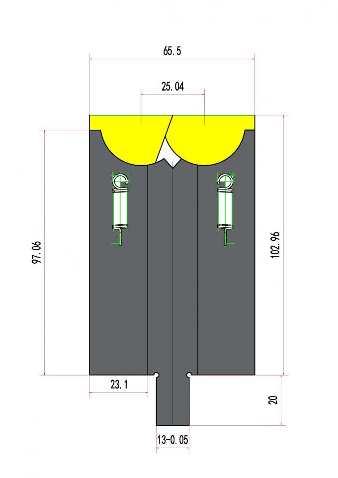 press brake wing bend tool V8mm